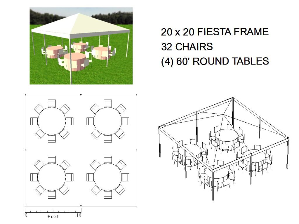 Tent Layout - Celestia Event Rentals Tents Houston